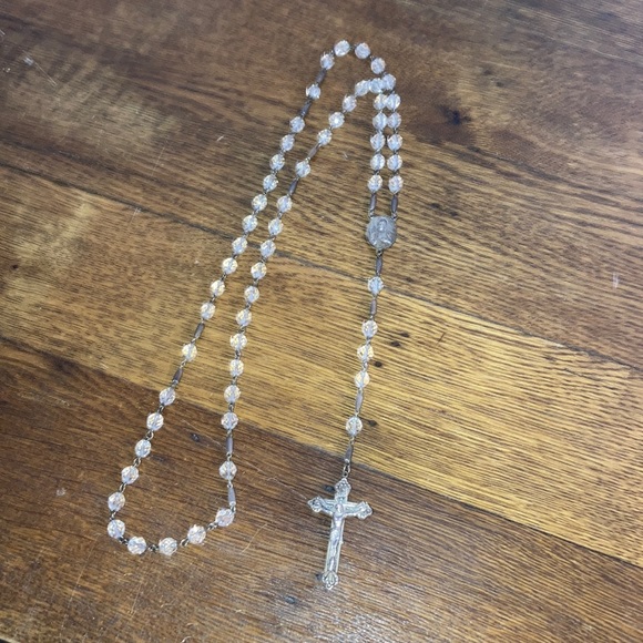 Creed | Jewelry | Vintage Creed Sterling Crystal Rosary | Poshmark